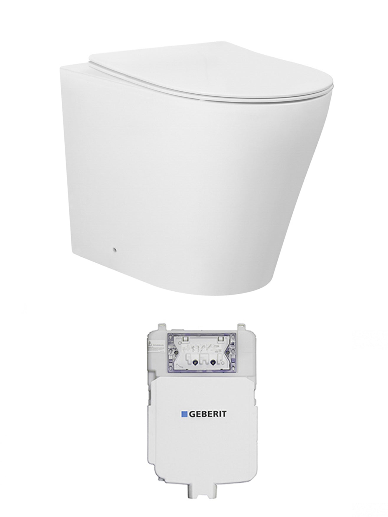 Alzano WF Hurricane Pan with Geberit Inwall Cistern | Modern Toilet ...