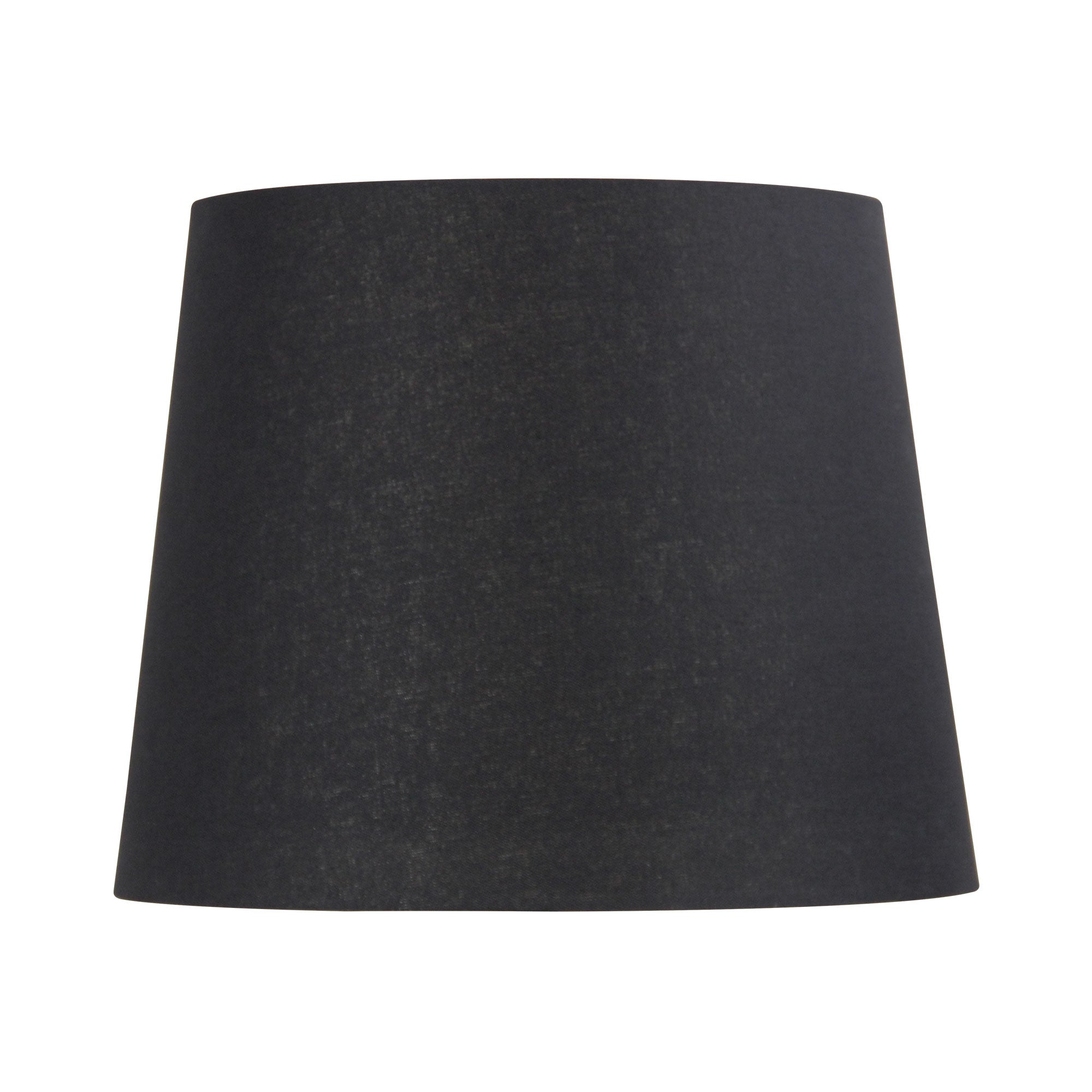 38cm Black Linen Hardback Shade - Stylish & Versatile | Pilbara ...