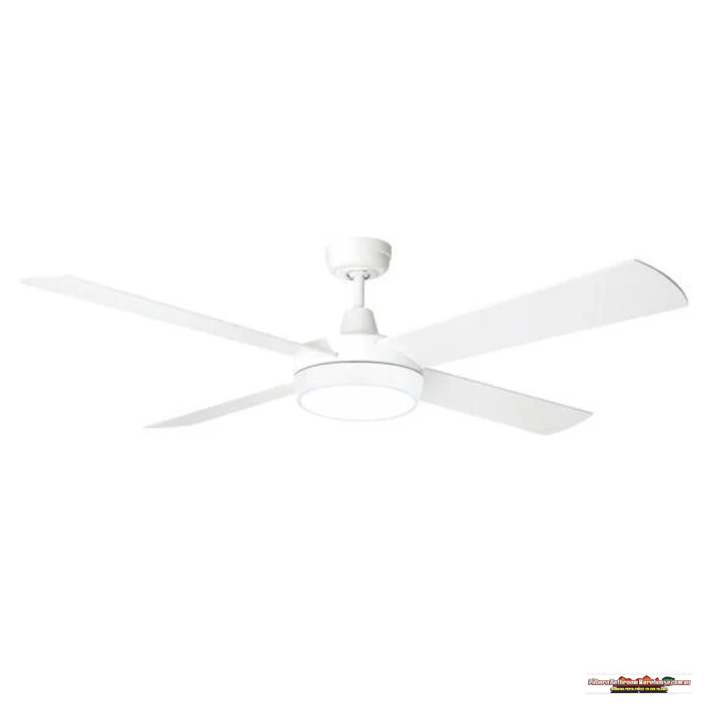 Buy 52" Tempest-Supreme AC Ceiling Fan with CCT LED Light in White ...