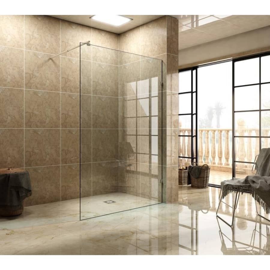 900 Frameless Walk-In Shower Screen | Stylish & Toughened Glass ...