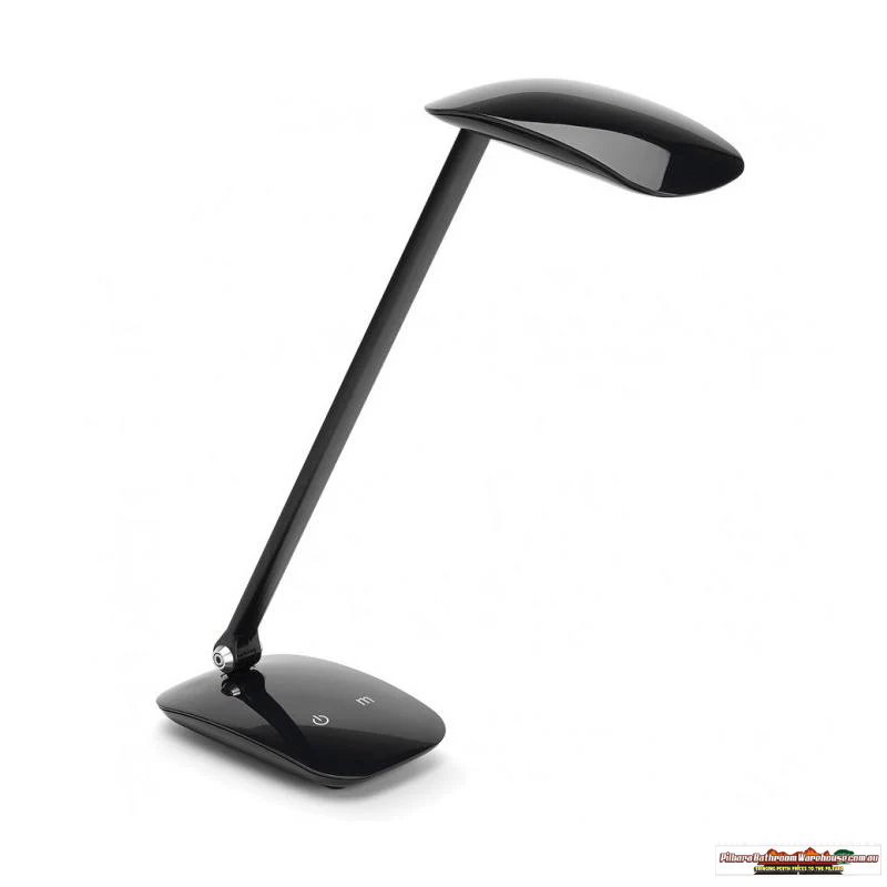 Dimmable 6w LED Table Lamp | Black USB CC | Pilbara Bathroom Warehouse ...
