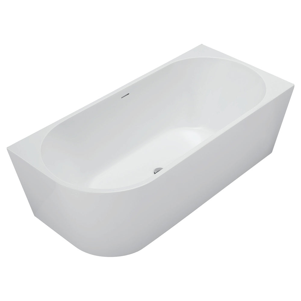 Isabella Left-Hand Corner Bath, Gloss White, 1700mm - Pilbara Bathroom ...