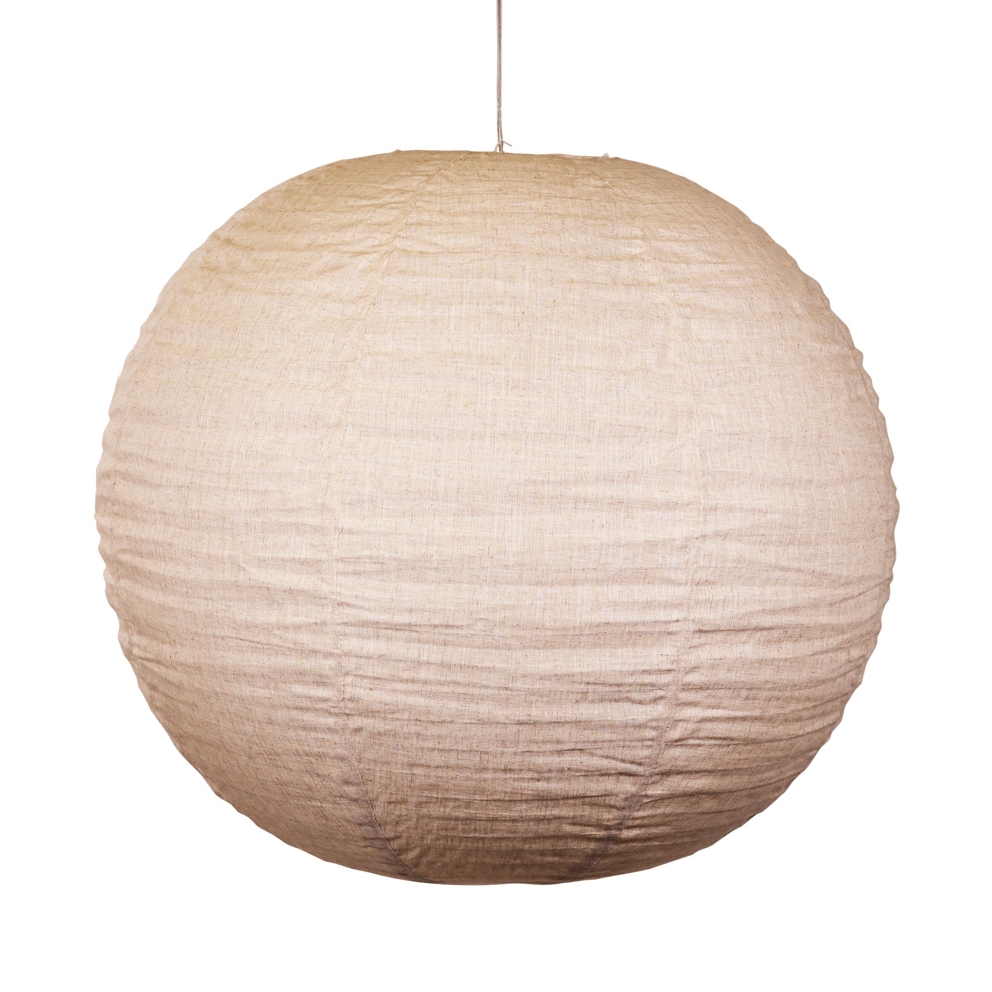 KANTO.80 Flax Linen Pendant Shade | Handmade Rustic Light Shade ...