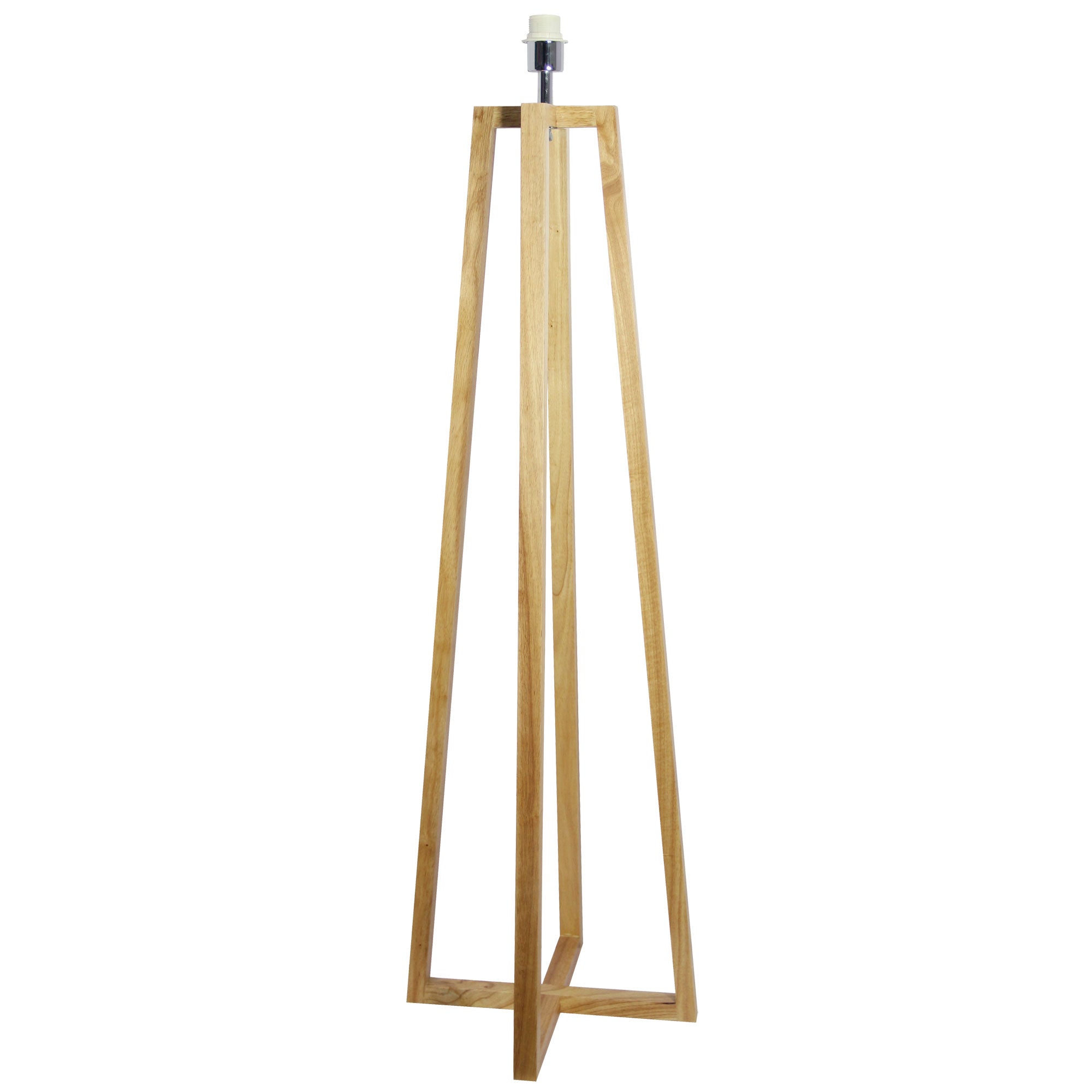 Malmo Timber Floor Lamp Base | Natural Satin Finish E27 – Pilbara ...