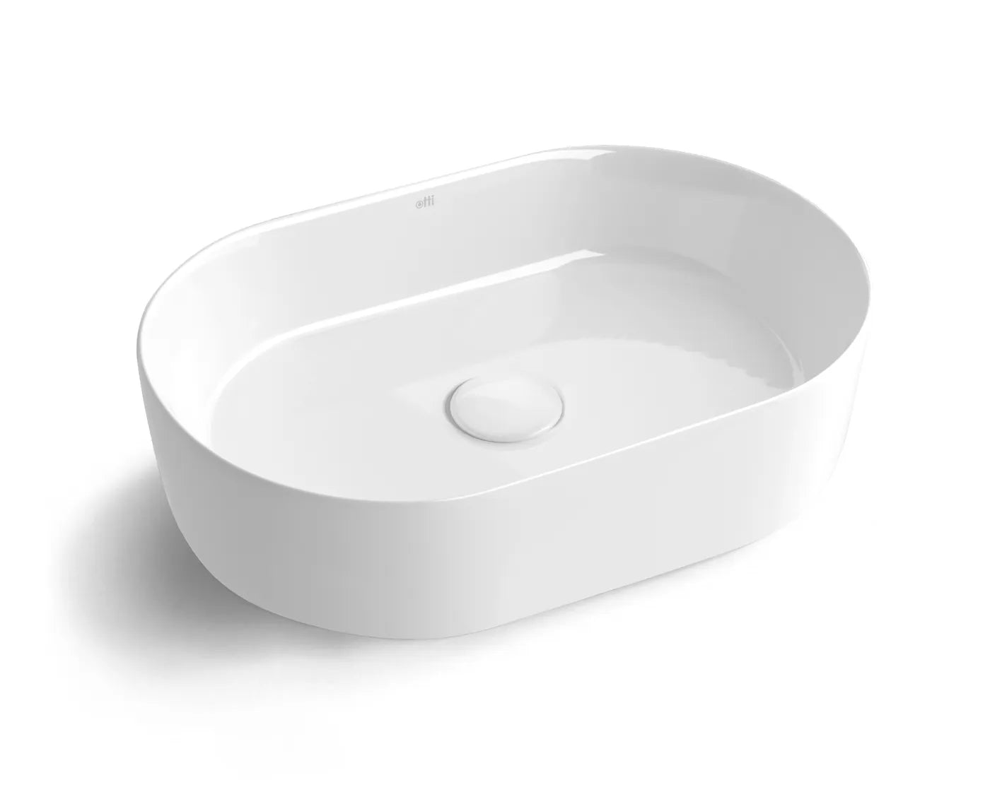 Quay Oval 500x340x120 Gloss White Basin | Elegant Bathroom Basin ...
