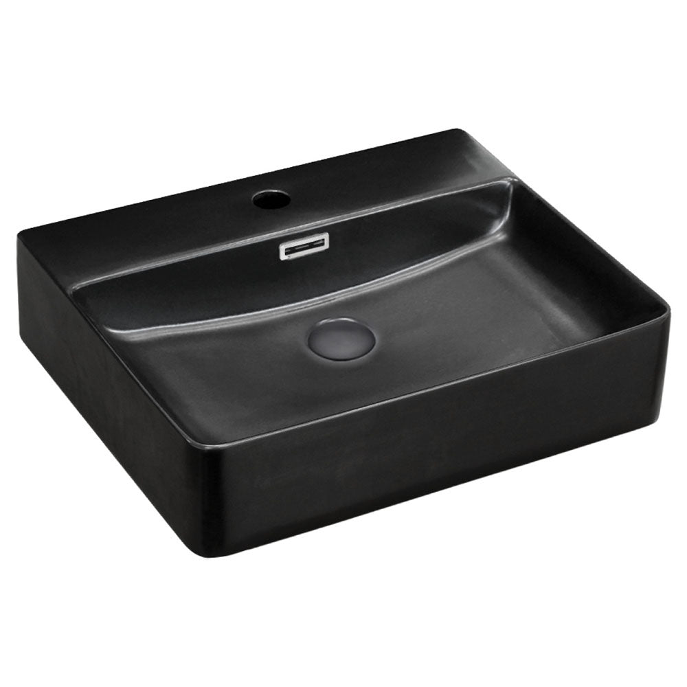 Petra Matte Black Above Counter Basin – Pilbara Bathroom Warehouse ...