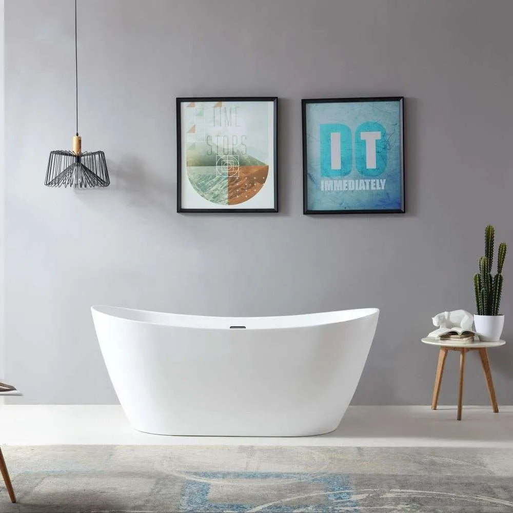 Spazio 1700mm Freestanding Bath Tub – Modern Luxury Centrepiece ...