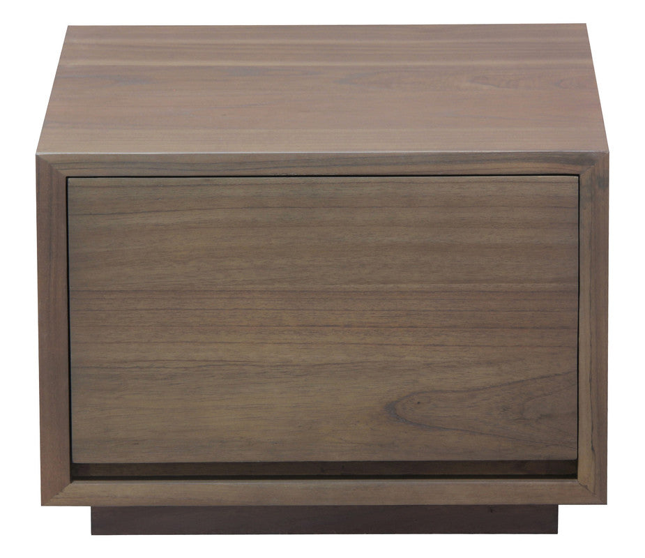 Stylish Bedside Table – White Cedar Finish with Ample Storage – Pilbara ...