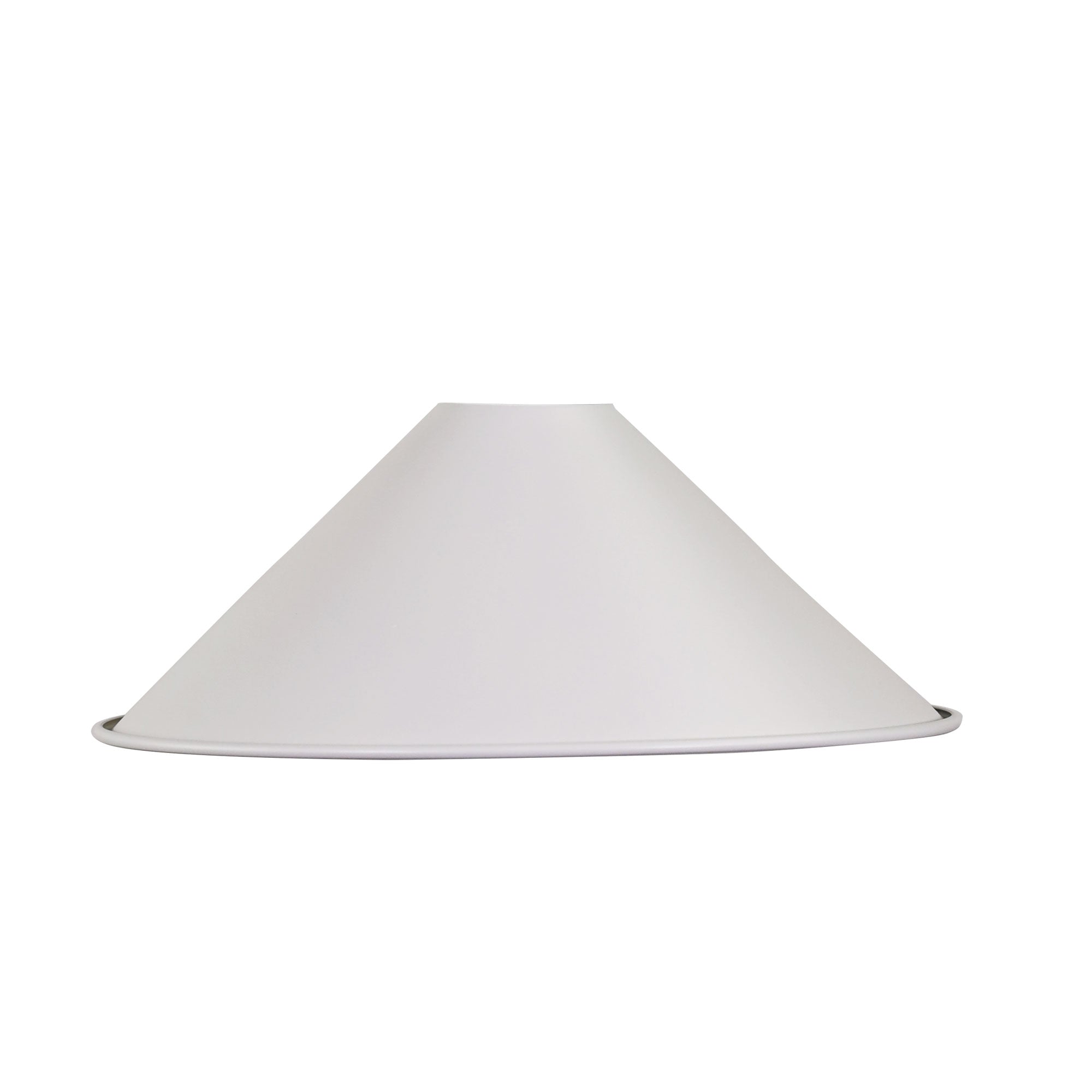 Victoriana 30cm White Metal Shade | Traditional Conical Steel Light ...