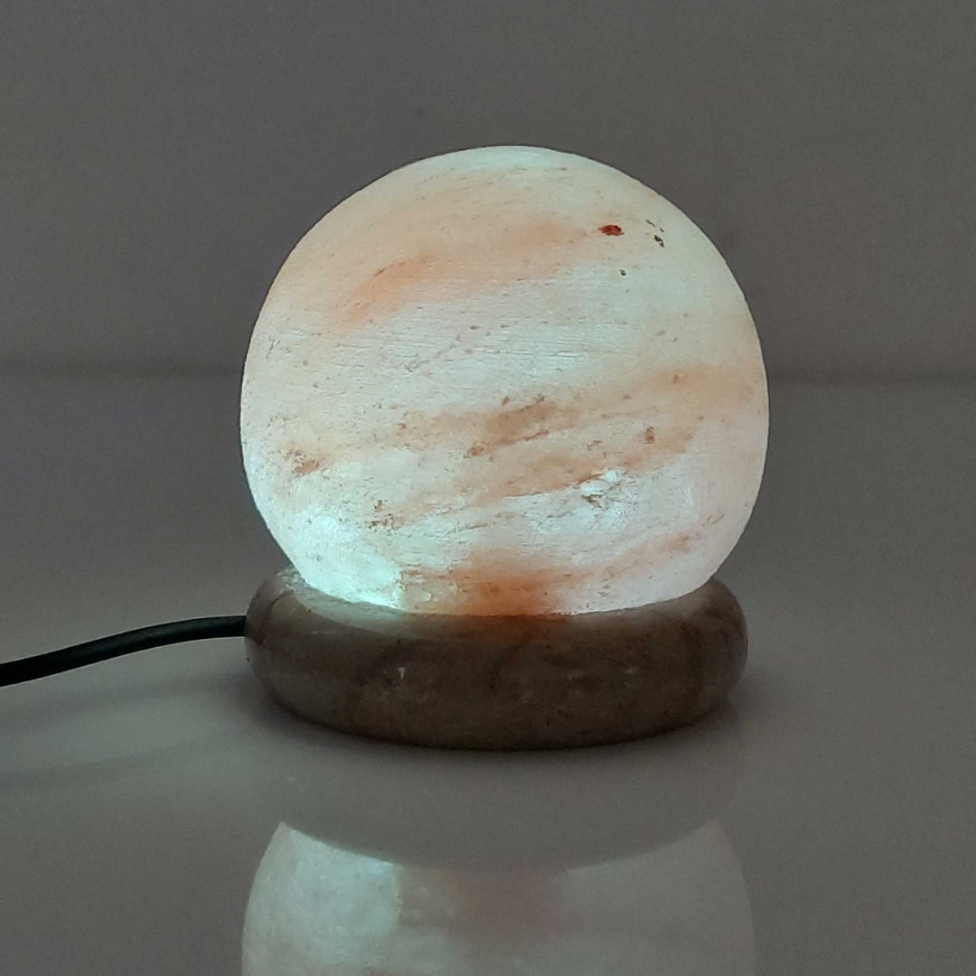Salt Himalayan Lamp - Ball Sphere USB Colour Changing – Pilbara ...